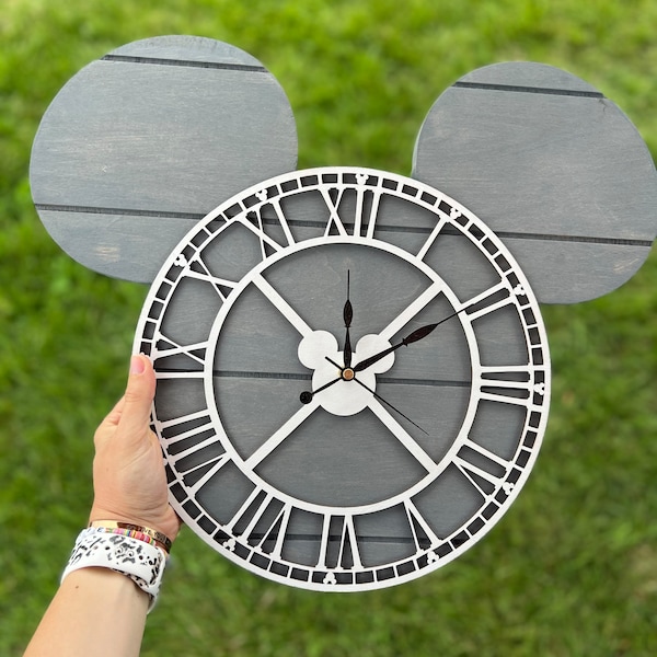 Mickey Mouse Clock - Etsy