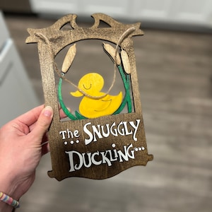 Snuggly Duckling Sign - Etsy