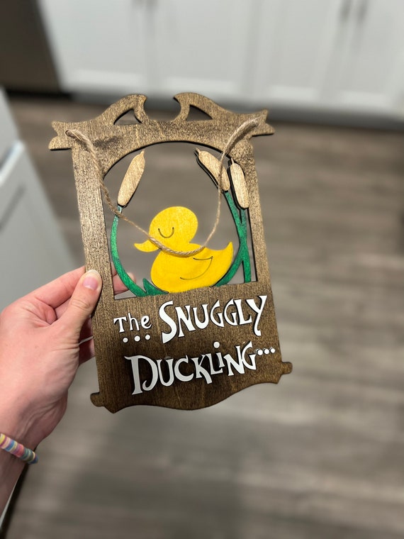 The Snuggly Duckling Printable Sign