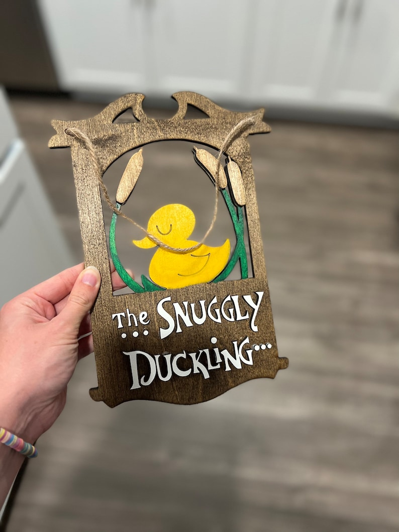Snuggly Duckling Sign - Etsy