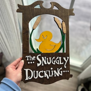 Snuggly Duckling Sign - Etsy