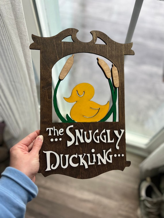 The Snuggly Duckling Printable Sign