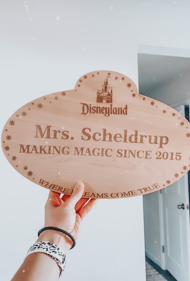 Cast Member Name Tag Sign - Etsy