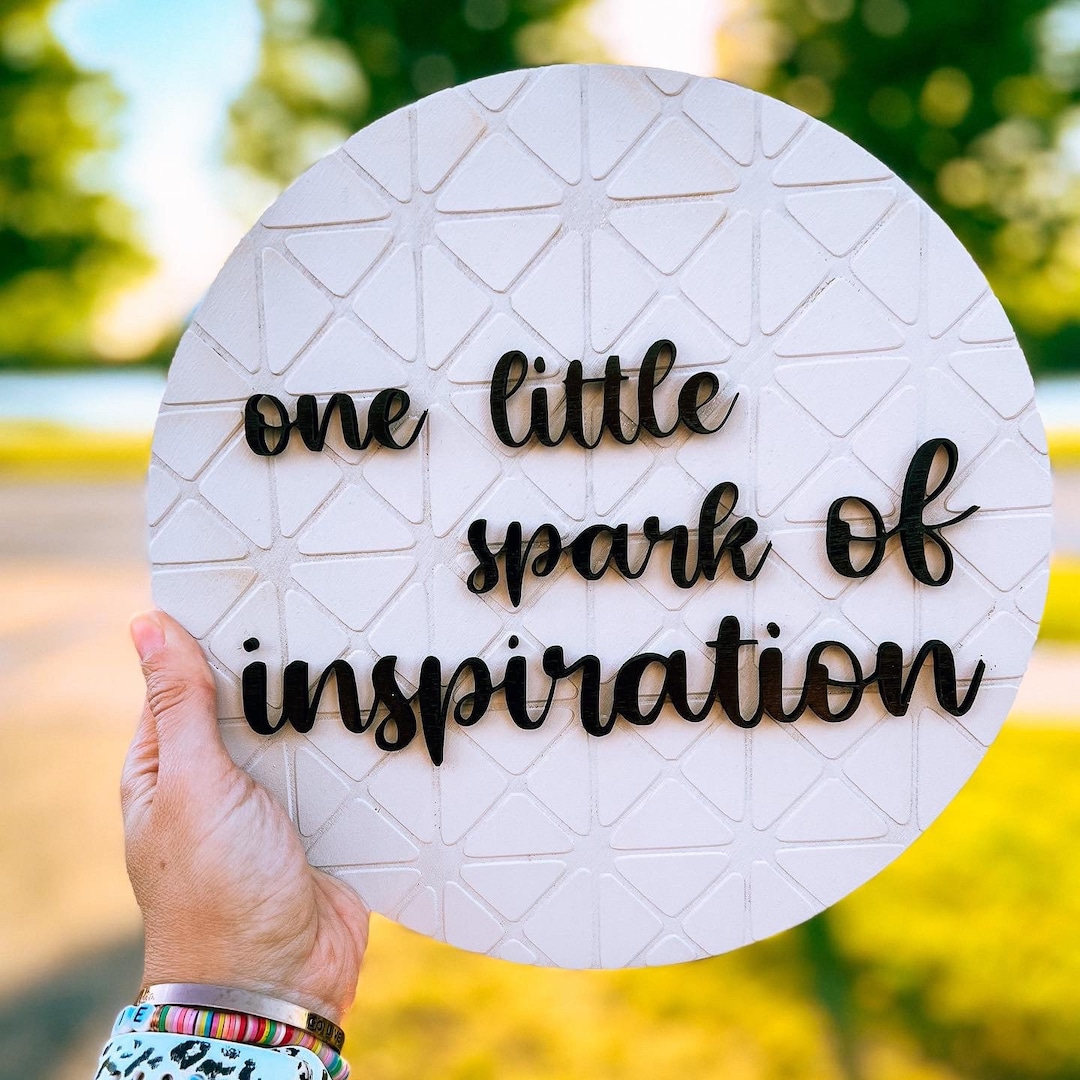 One Little Spark Mini Wood Sign - Etsy