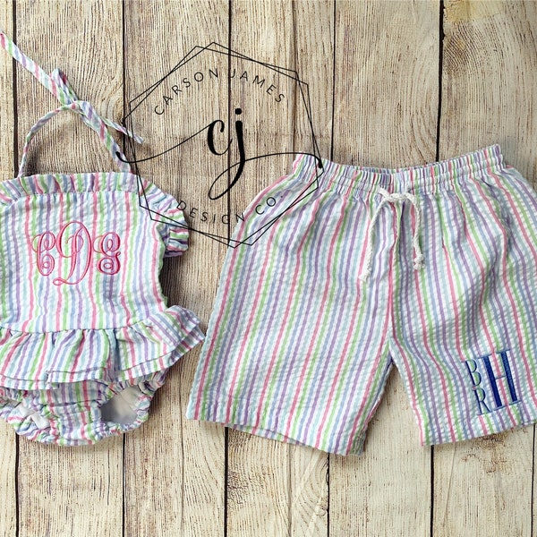 Matching Brother Sister Swimsuit - Etsy