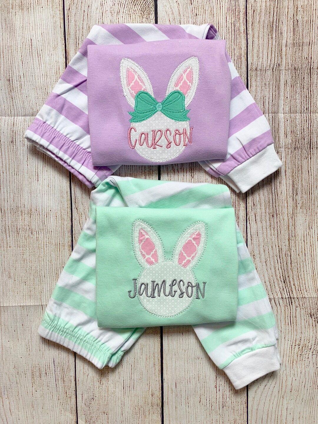 Monogram Easter Pajamas for Baby Toddler Kids Brother Sister Sibling ...