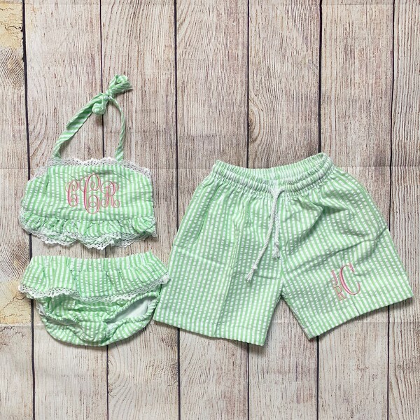 Matching Brother Sister Swimsuit - Etsy