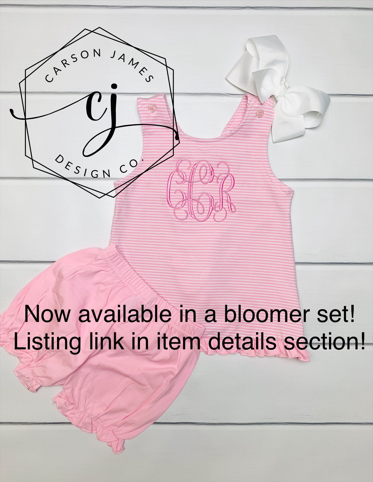 Monogram Bubble Romper for Baby Toddler Girls Stripe Romper - Etsy