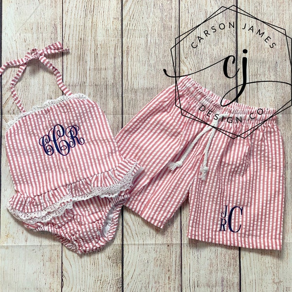 Matching Brother Sister Swimsuit - Etsy