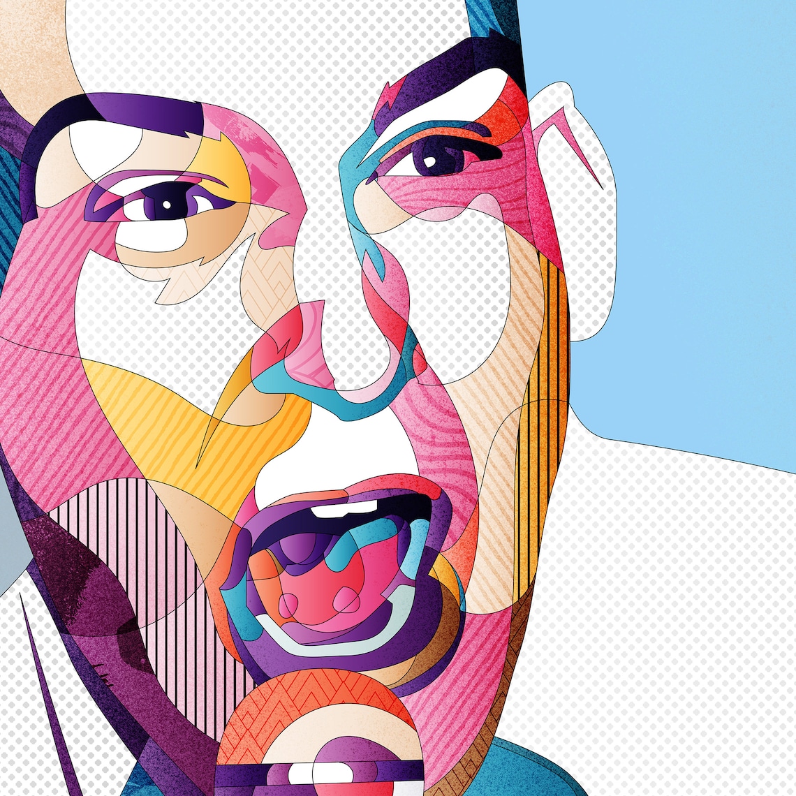 Fugazi Poster Ian Mackaye Wall Art Portrait Print | Etsy