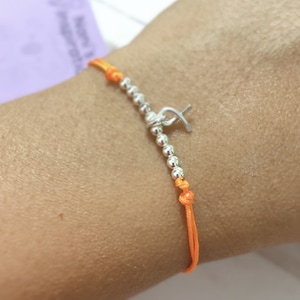 Cancer Awareness Bracelet, Hope String Bracelet, Cancer Ribbon ...