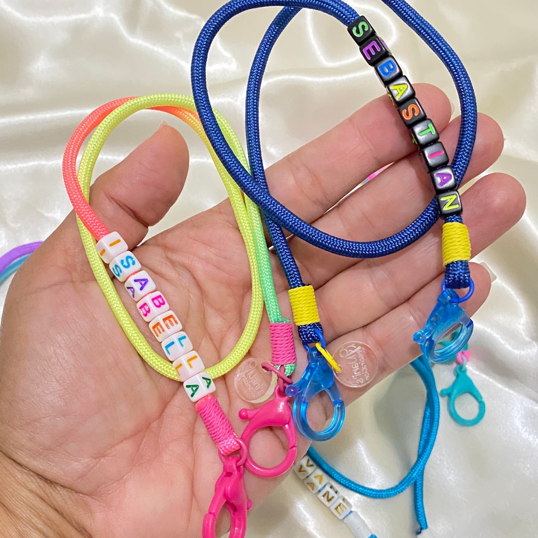 Customized Face Mask Lanyard, Face Mask Chain, Kids Face Mask Holder ...