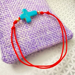 Cross Red String Bracelet, Red String Protection Bracelet, Red String ...