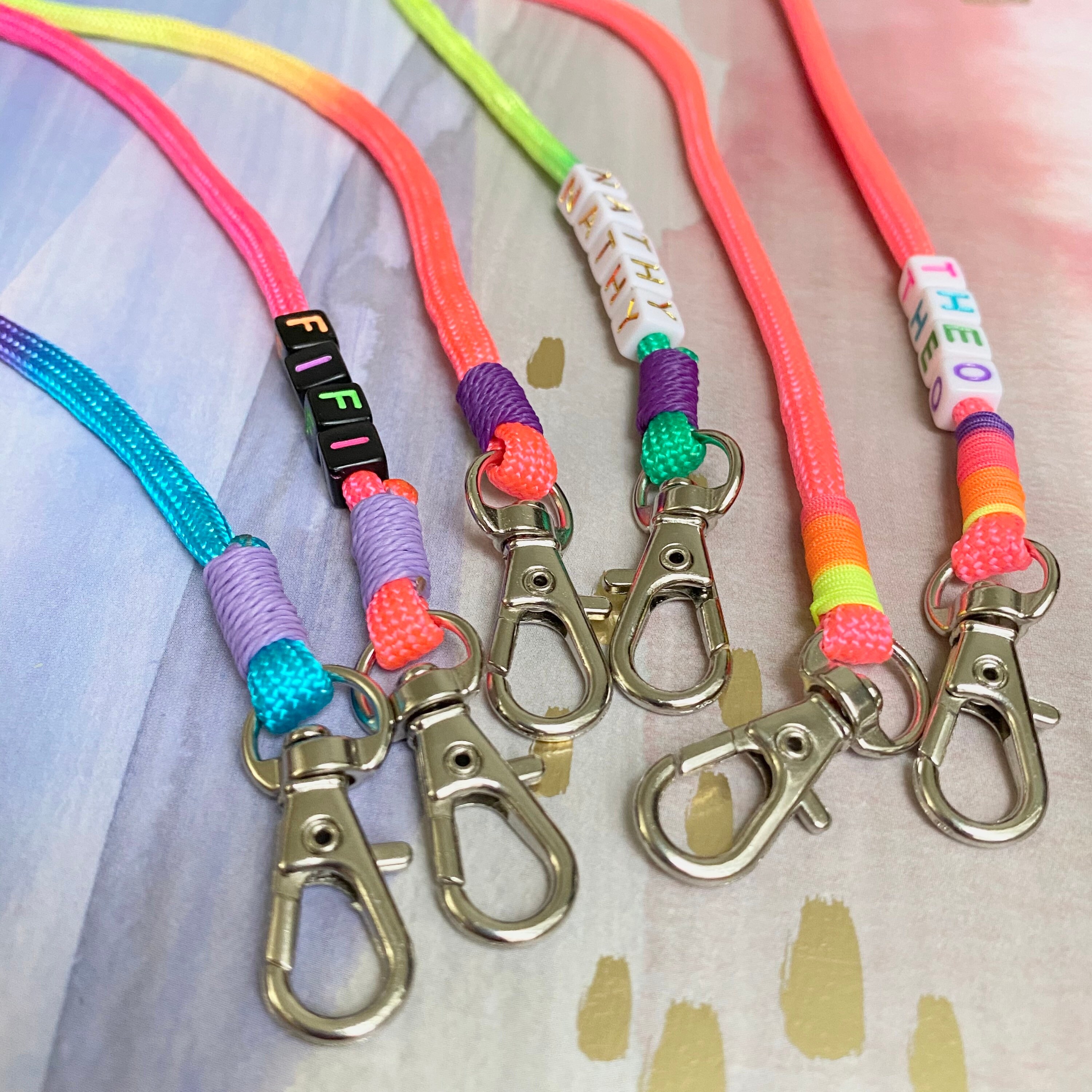 Customized Face Mask Necklace, Face Mask Chain, Kids Face Mask Holder ...