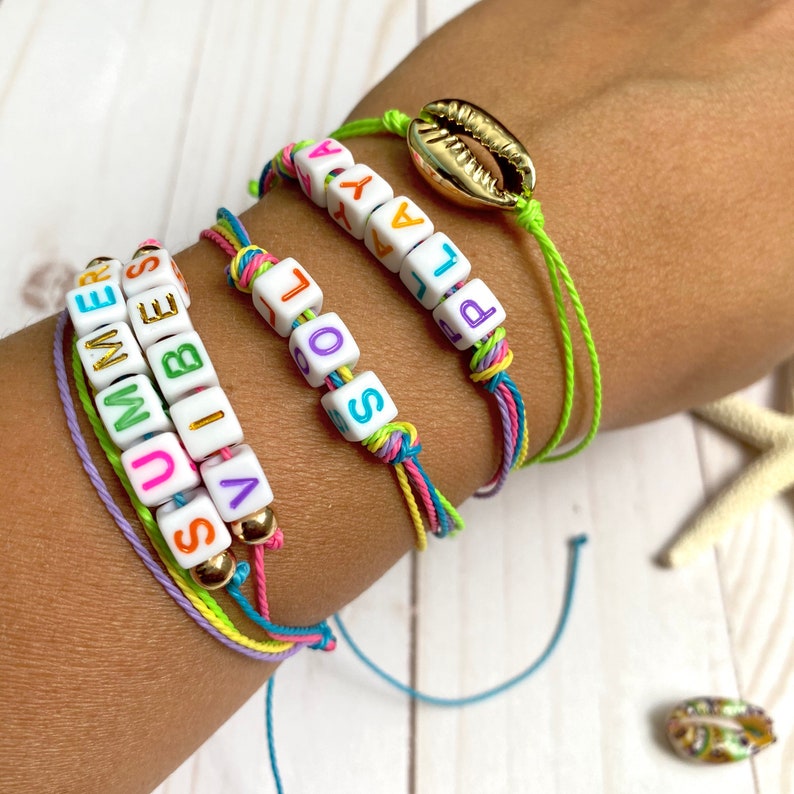 Waterproof Bracelet Summer Bracelet Waterproof Anklet Waxed - Etsy