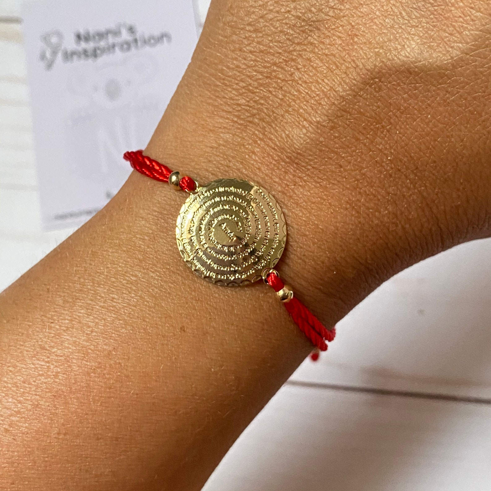 Lords Prayer Bracelet Spanish Padre Nuestro Bracelet Our | Etsy