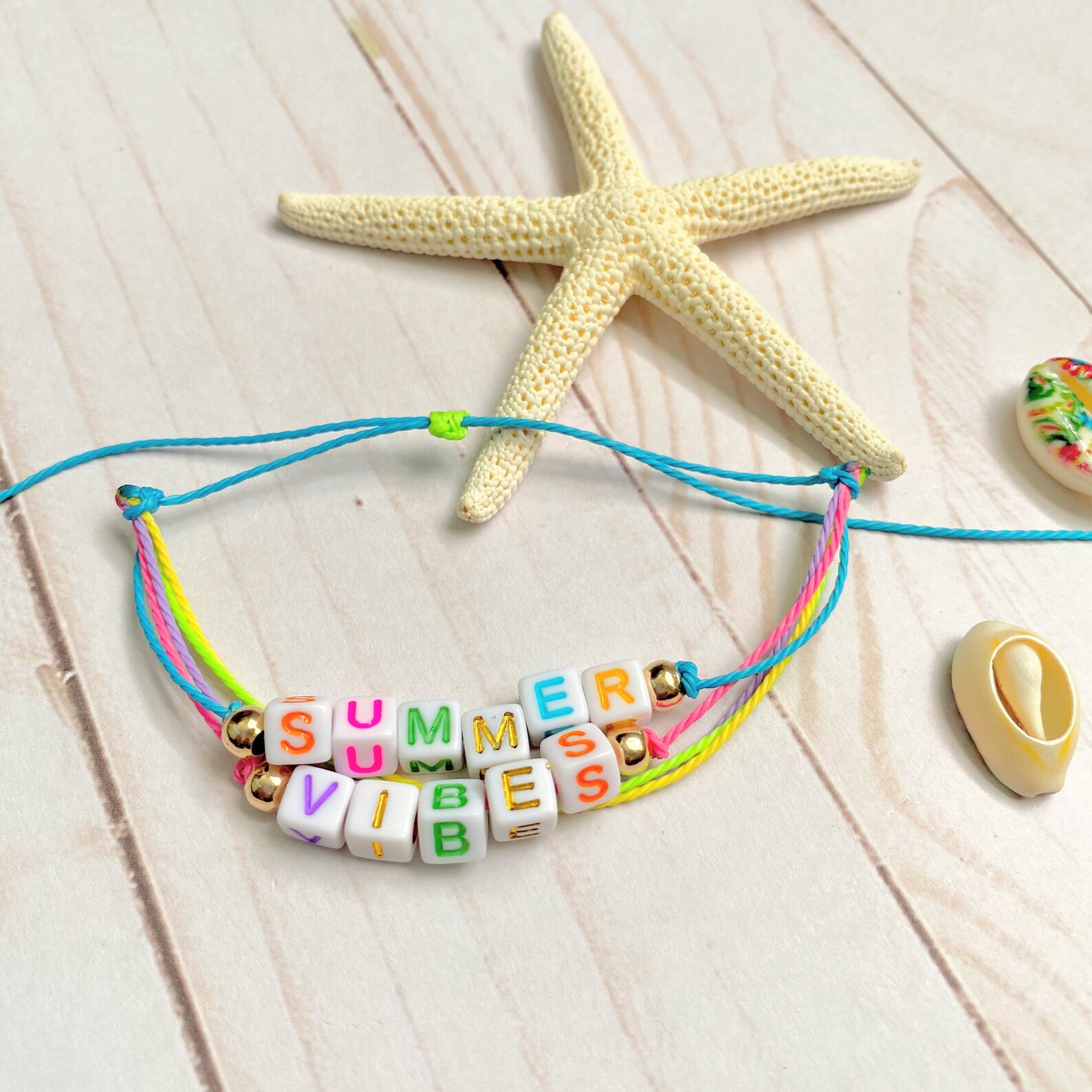 Waterproof Bracelet summer bracelet waterproof anklet waxed | Etsy