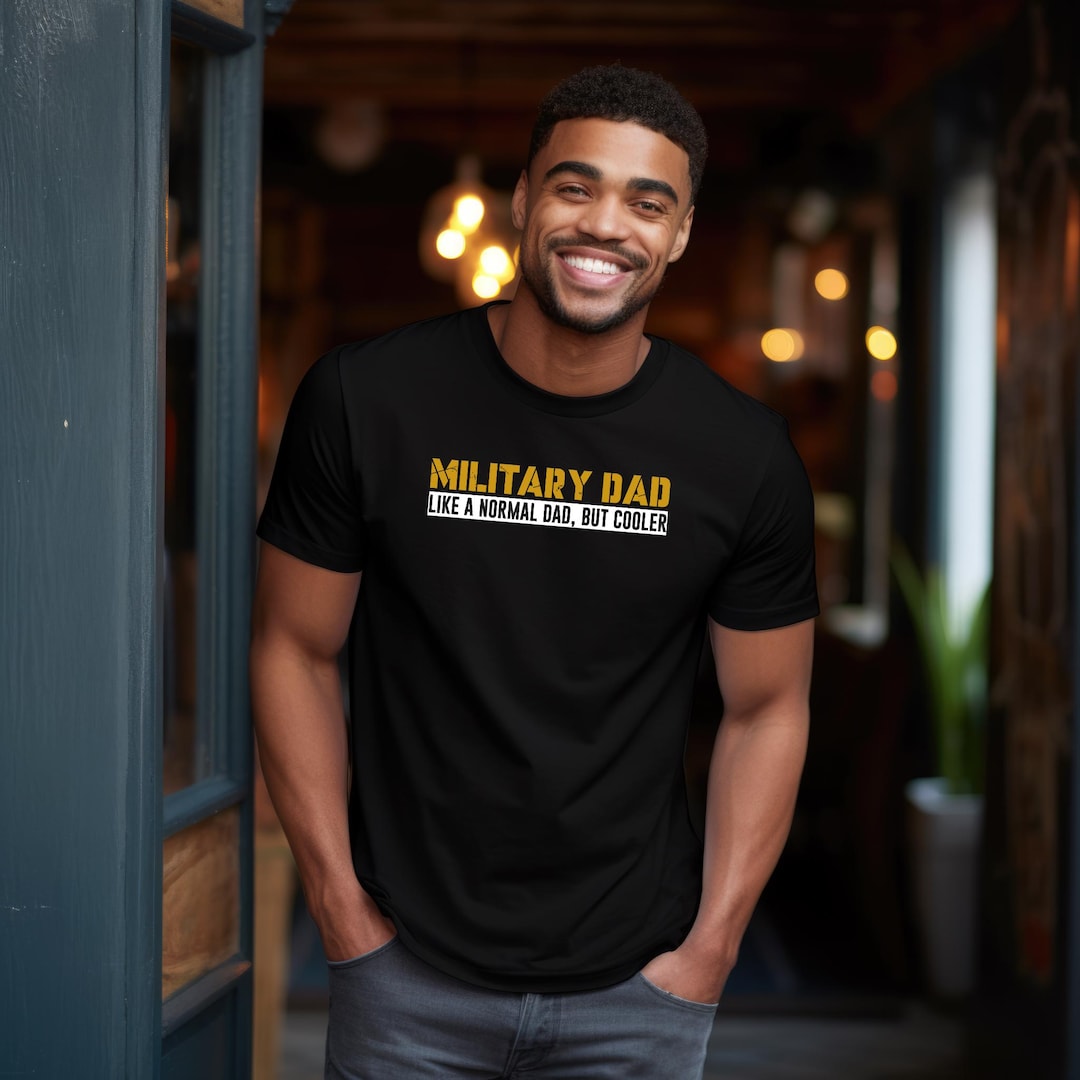 Military Dad Shirt, Bluey Dad T-shirt, Bandit Dad, Custom Shirt, Top ...