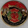 Fireman Challenge Coin God Bless Our Firefighters Bravery and Courage ...