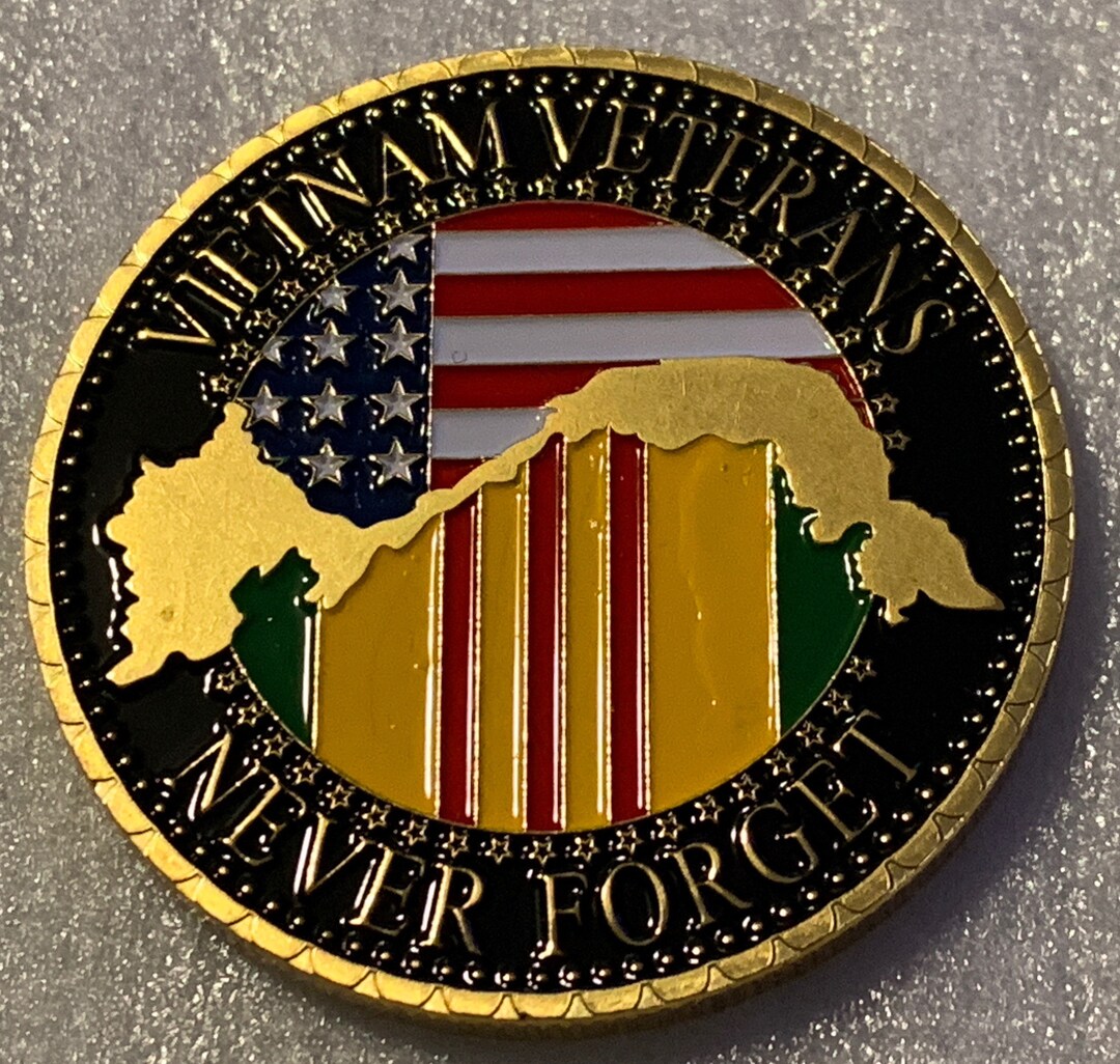 Vietnam Veteran Challenge Coin - Etsy