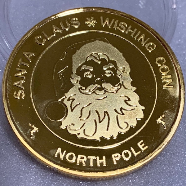 Santa Coins - Etsy