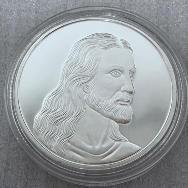 Jesus and Last Supper Silver Coin - Etsy