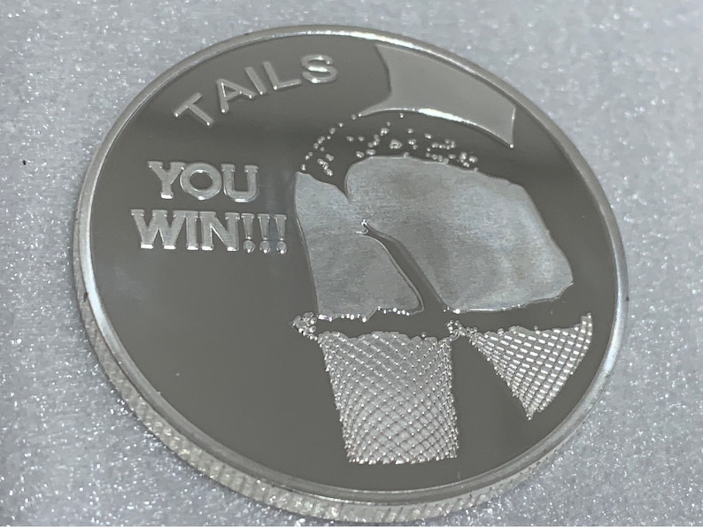 Adult Flipping Coin Set – Heads You Win, Gold & Silver (40mm) - Etsy