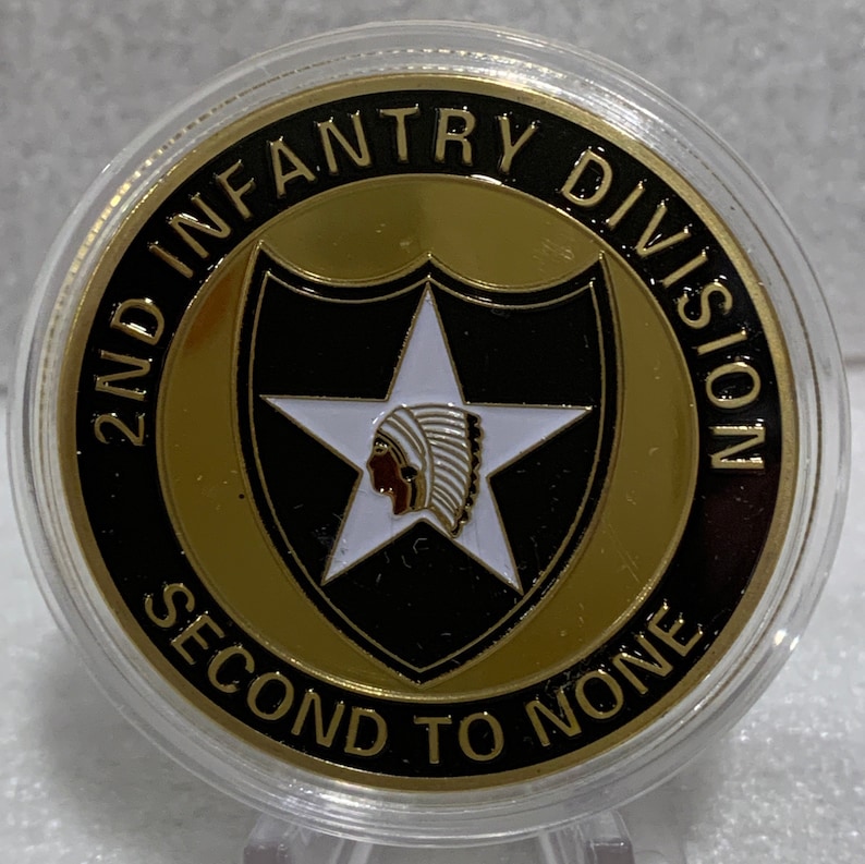Rare US Army Second Infantry Division. Second to None - Etsy