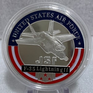 US Air Force F-35 Lightning II Jet Fighter JSF Commemorative Challenge ...