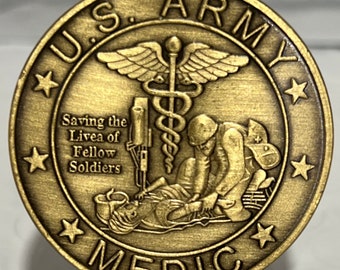 Army Medic Challenge Coin - Etsy