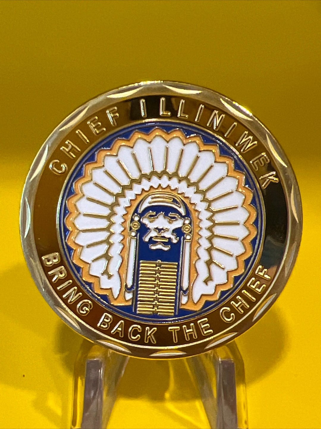 Chief Illiniwek University of Illinois Mascot Coin. Bring Back the ...