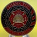 Fireman Challenge Coin God Bless Our Firefighters Bravery and Courage ...