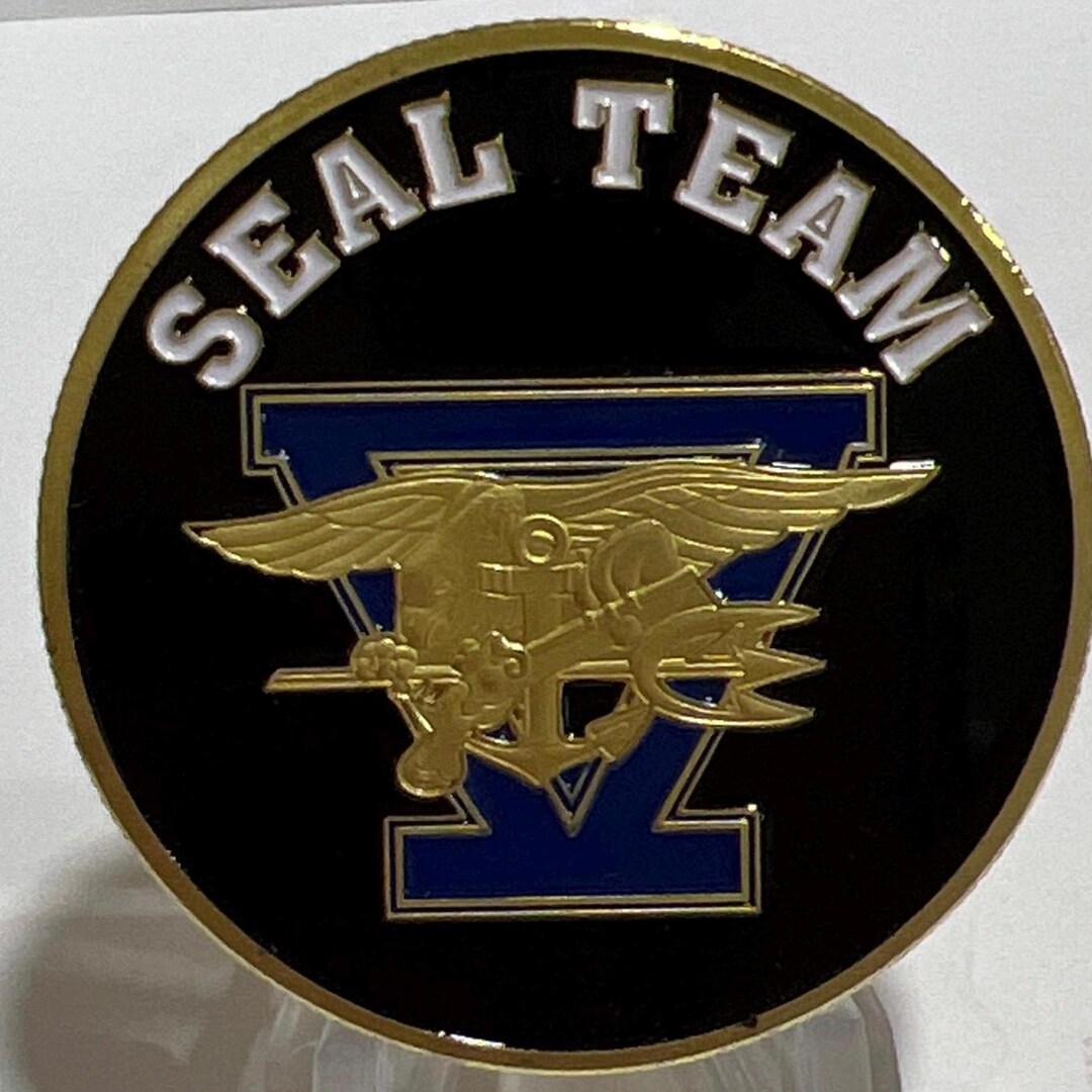 Navy Seal Team Five 5 Challenge Coin - Etsy