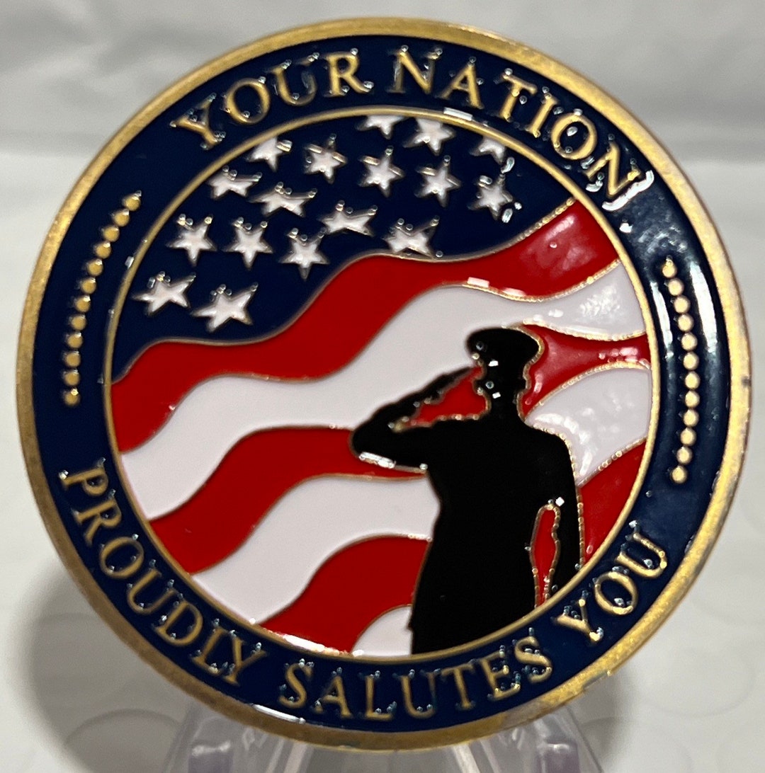 Thank You for Your Service US Military Grateful Nation Coin *** Great ...