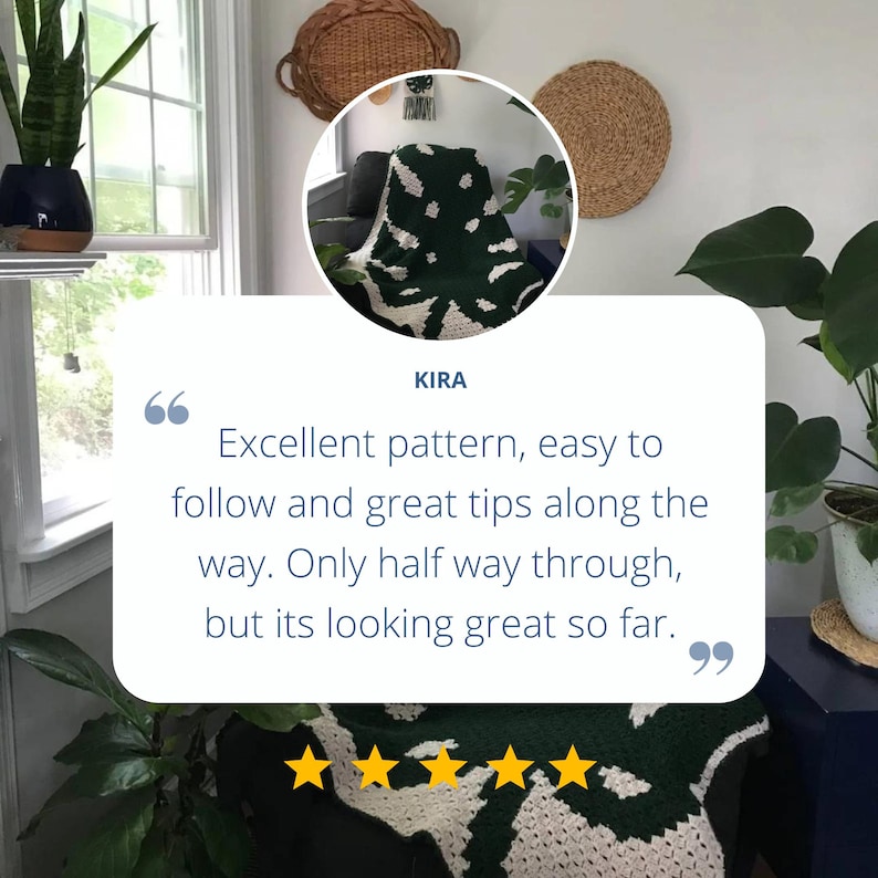 Crochet Blanket Pattern: Monstera Leaf C2C Afghan. Plant Leaf - Etsy