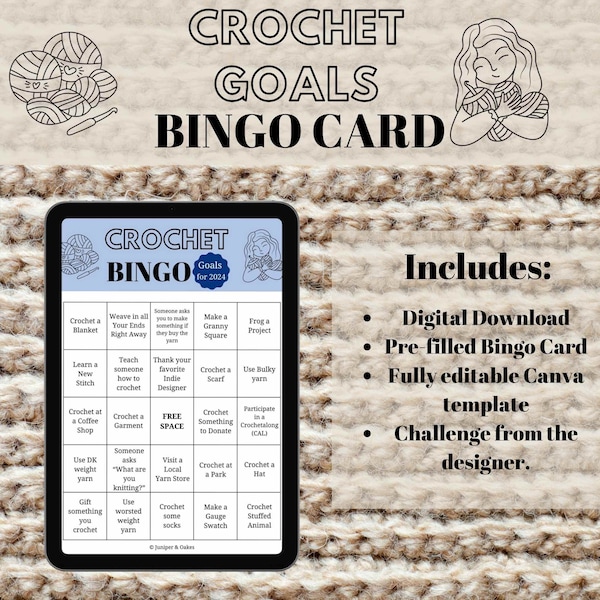Crochet Bingo - Etsy