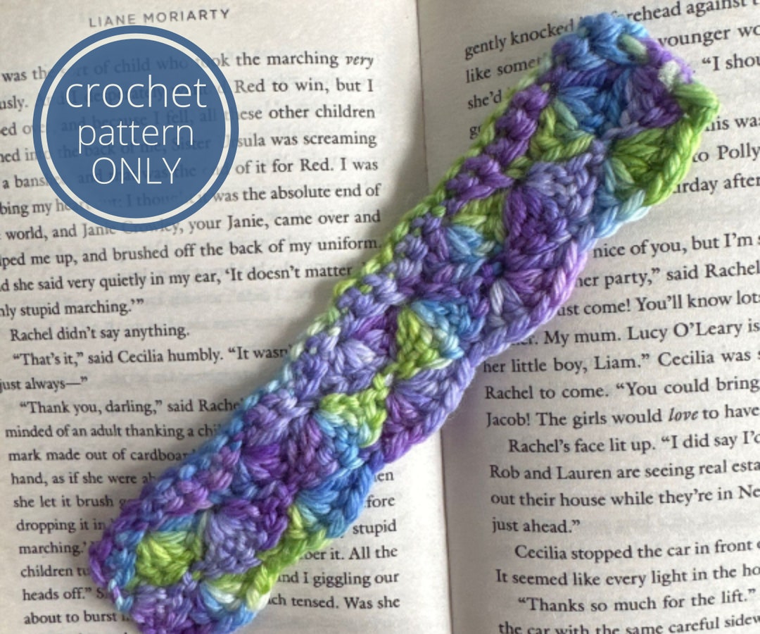 PDF Shell Stitch Bookmark Crochet Pattern. Easy Project for Book Lovers ...