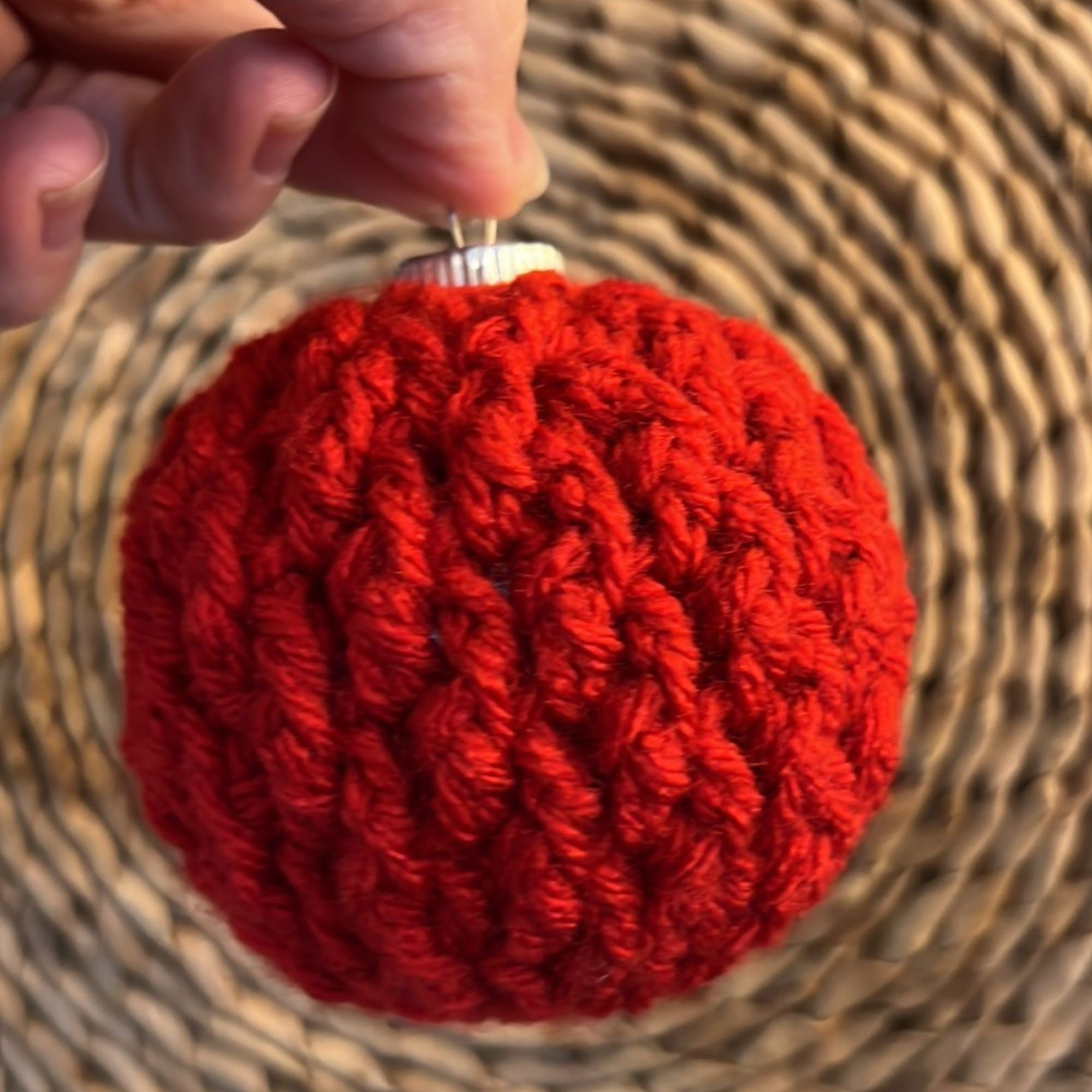 Textured Christmas Bauble Crochet PATTERN. Christmas Tree - Etsy