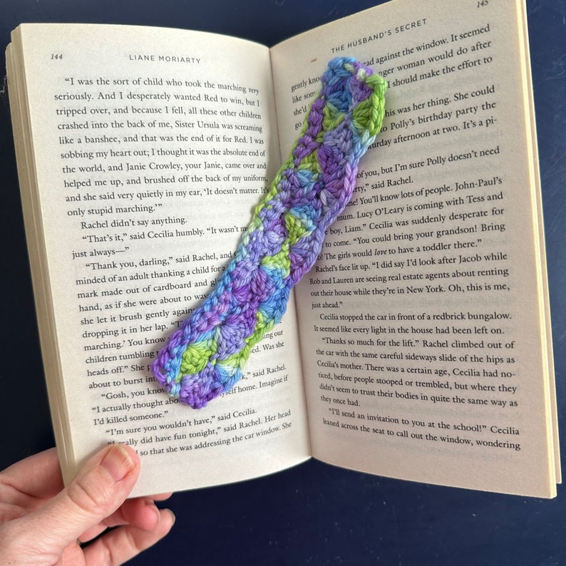 Simple Bookmark Crochet Pattern Featuring Shell Stitch Easy - Etsy