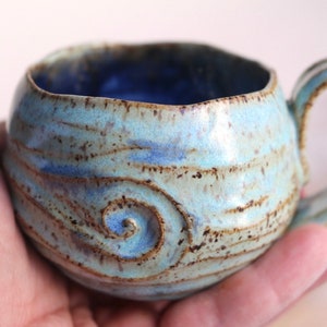 Handmade Ceramic Espresso Cup Artisan Tea Cup, Unique 100ml Coffee Mug ...