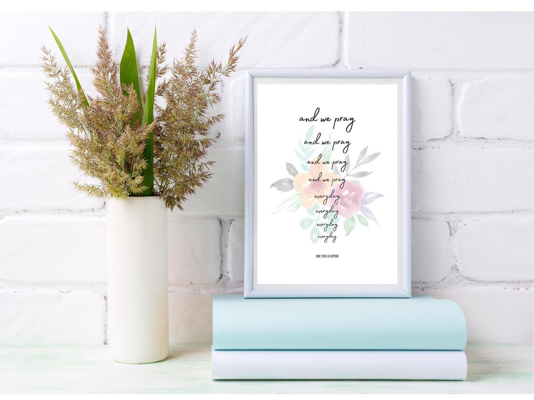 Pray Everyday Printable Crossroads Printable Bone - Etsy