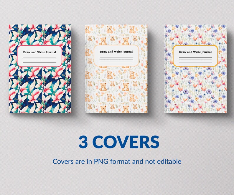 Draw and Write Journal for Kids | Fully Customizable With Canva FREE ...