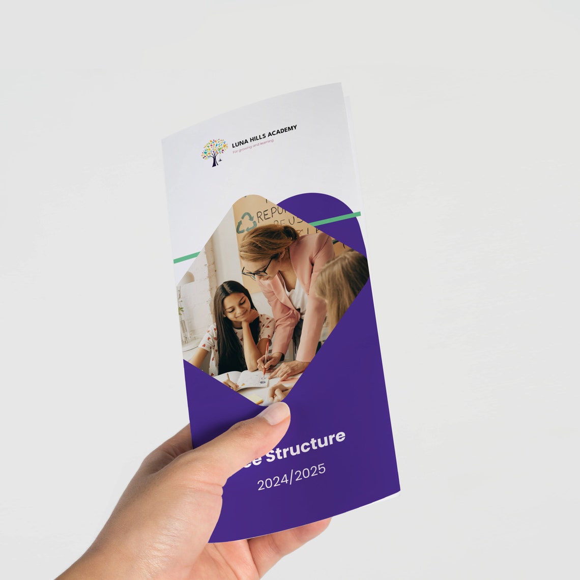 Editable Fee Structure Trifold Brochure Template School Editable ...