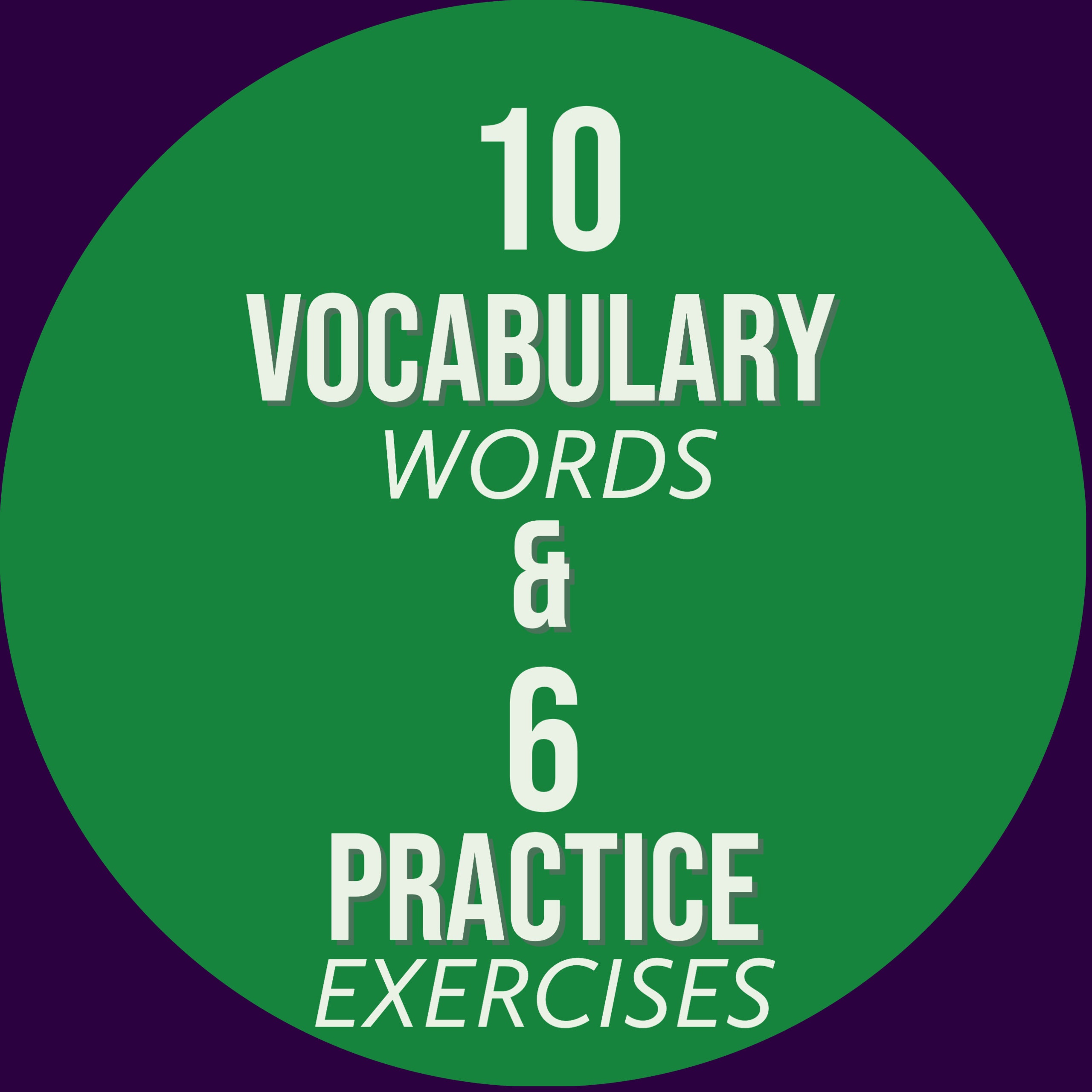 5TH GRADE VOCABULARY EXERCISES Printable Ela Homeschool Homework
