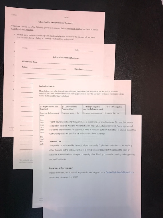 6th Grade Reading Passages