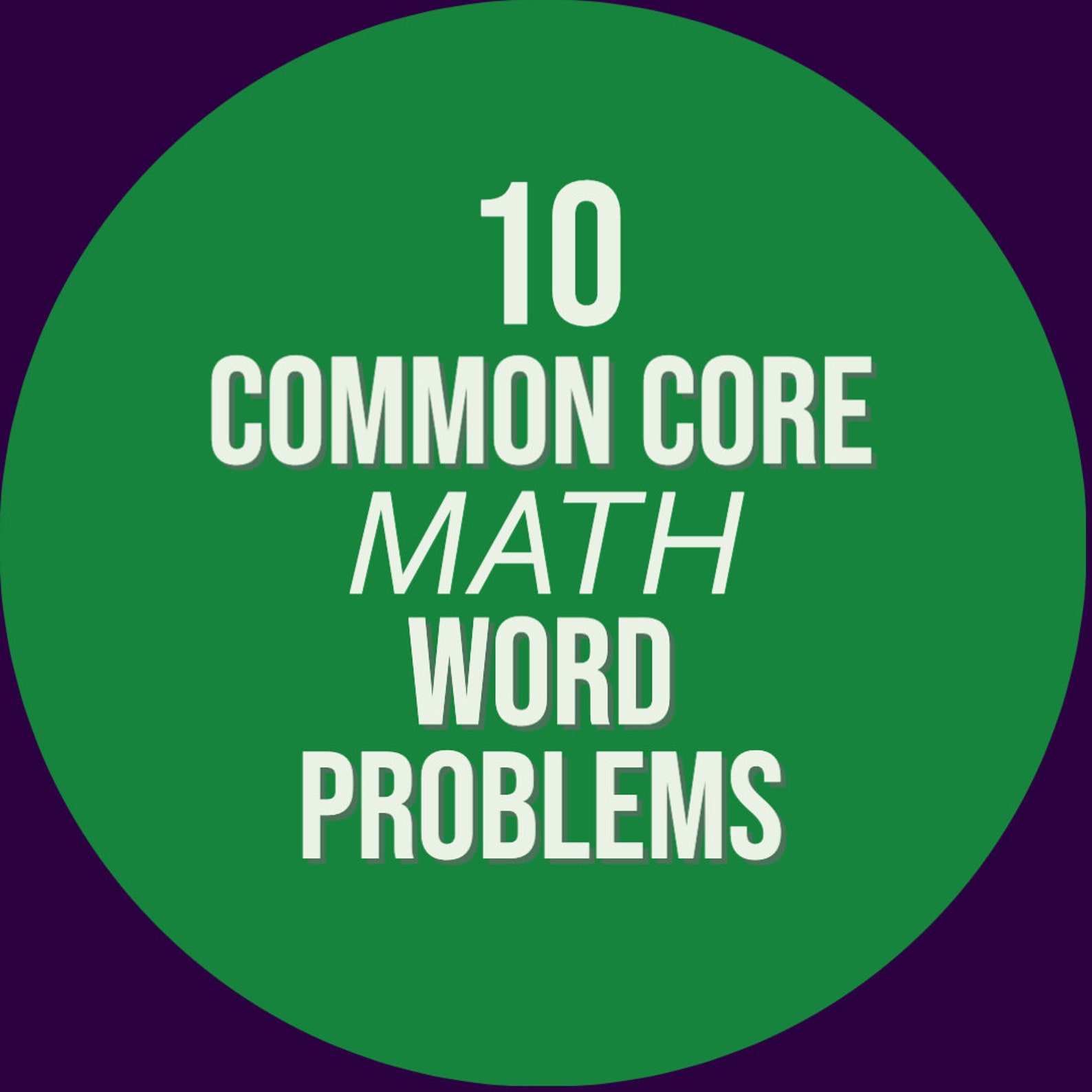 6TH GRADE MATH PRINTABLE Worksheet - Common Core - Homeschool - Word ...
