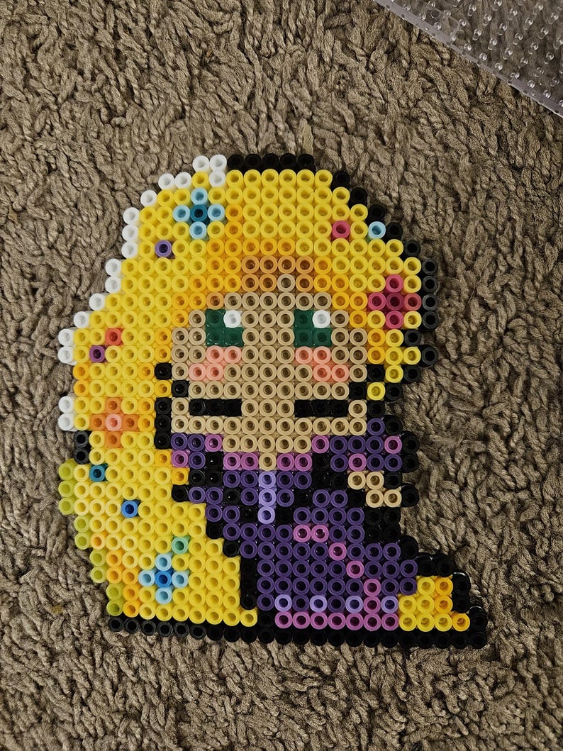 Rapixel (rapunzel Perler Art) - Etsy