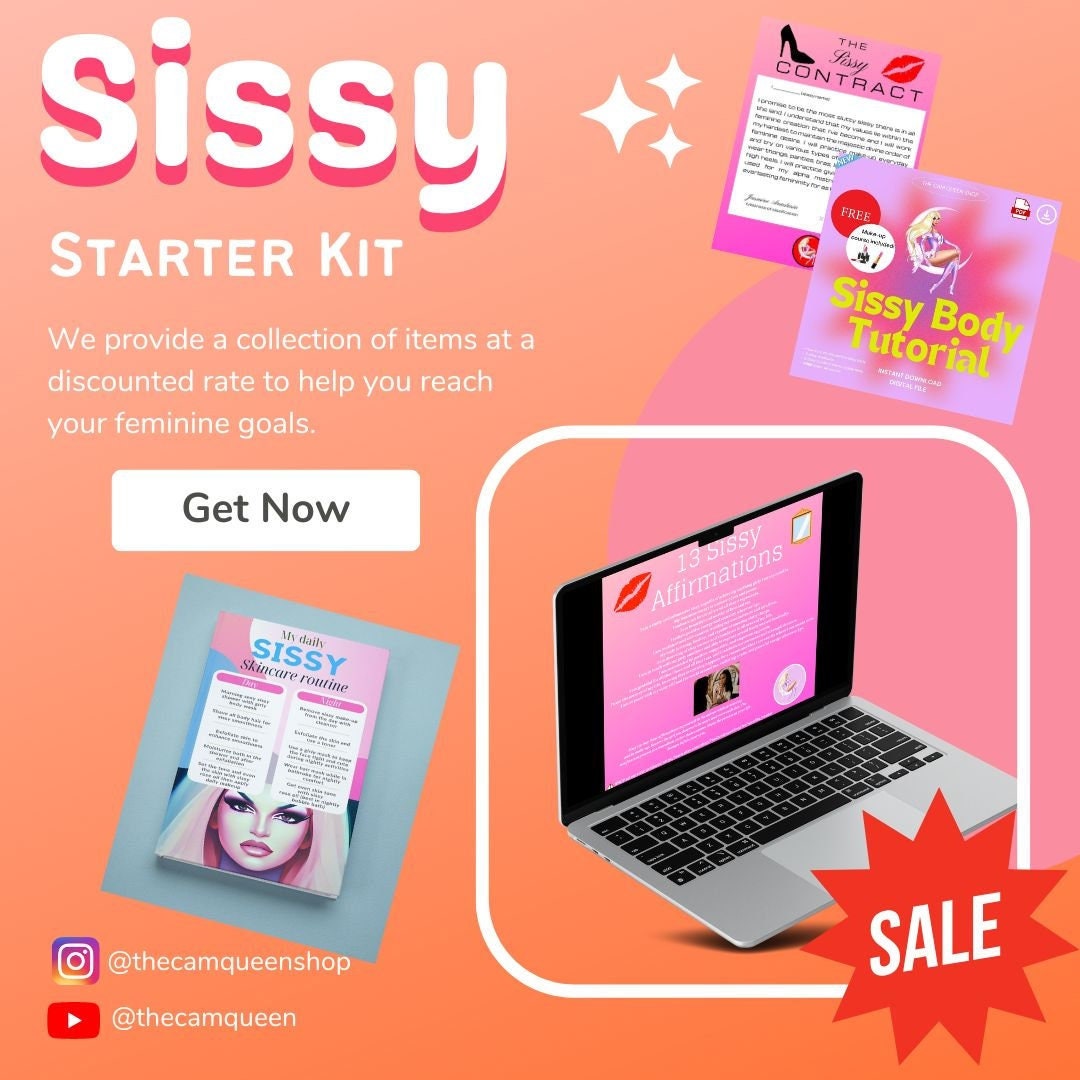 Sissy Start Kit (5 Items) Instant Download, 100 Sissy Names, Sissy ...