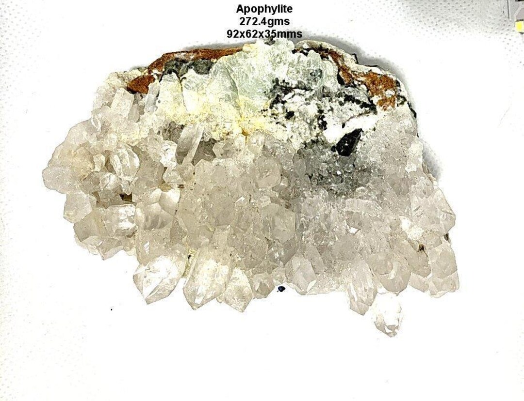 Apophylite, 272.4gms, *big* Crystal Display, Nice Color,*natural*, Usa ...