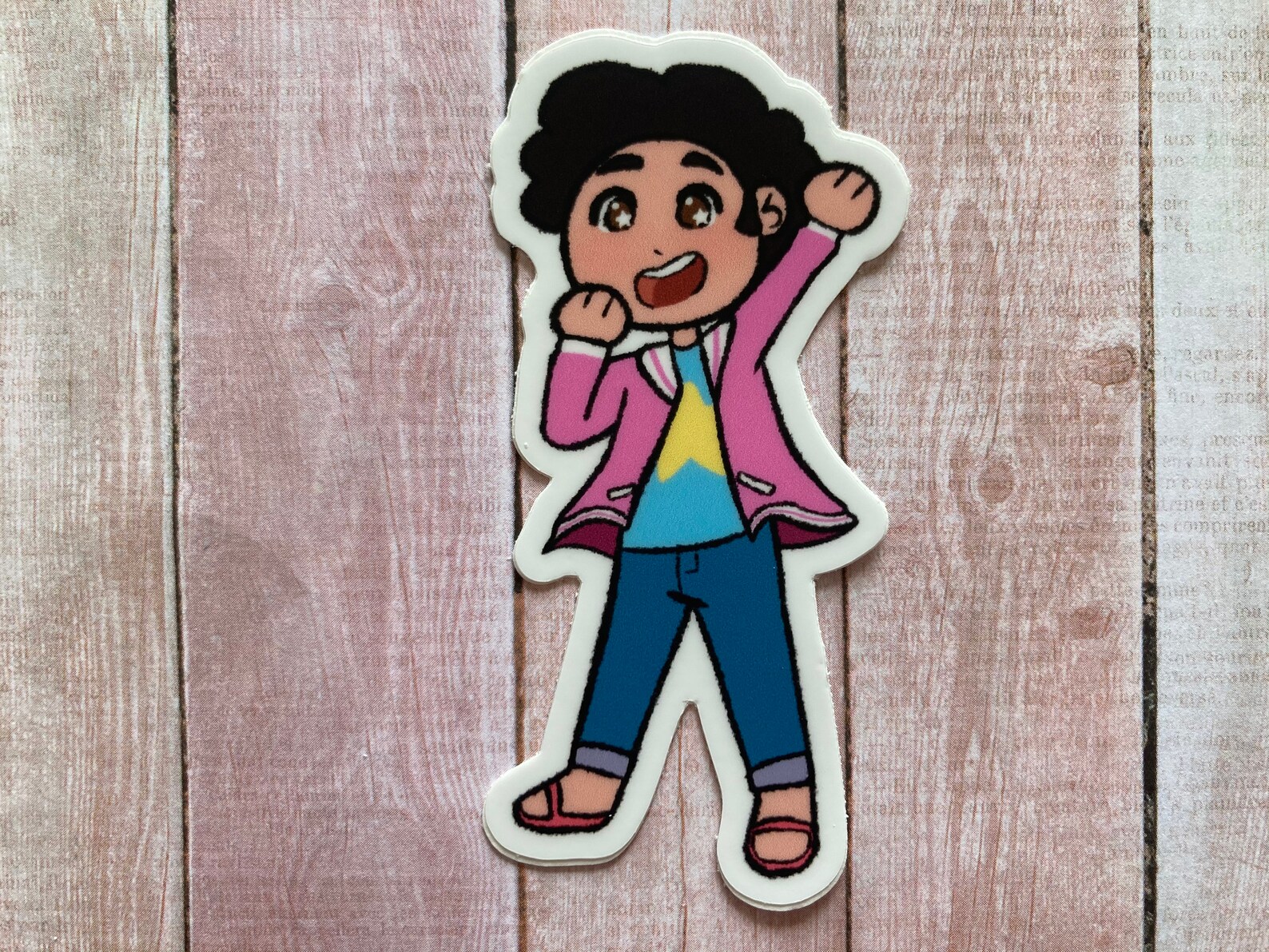 Steven Universe Steven Vinyl Sticker - Etsy
